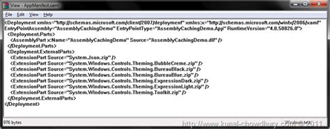 Application Library Caching In Silverlight 4 Kunal Chowdhury