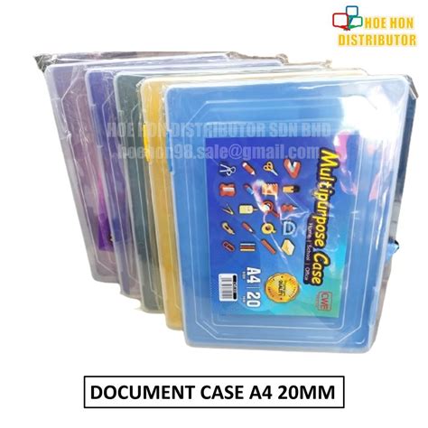 Cwe Multipurpose Document Case A4 20mm Management Office Paper Holder