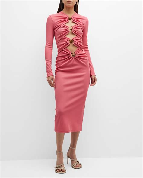 Rails Ashley Rib Knit Midi Dress Neiman Marcus