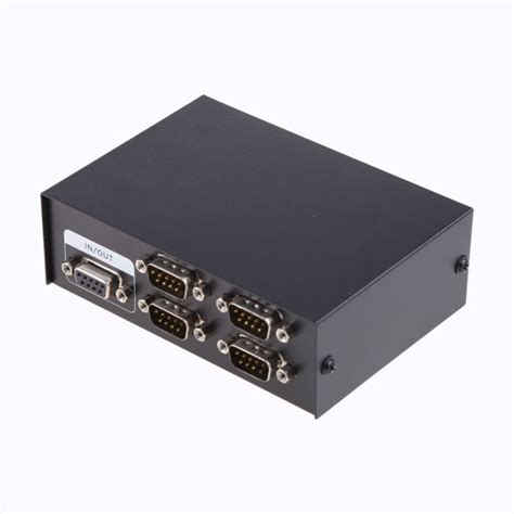 4 Ports Db9 Rs232 Switch Seriell Com Device Console Printer Sharing