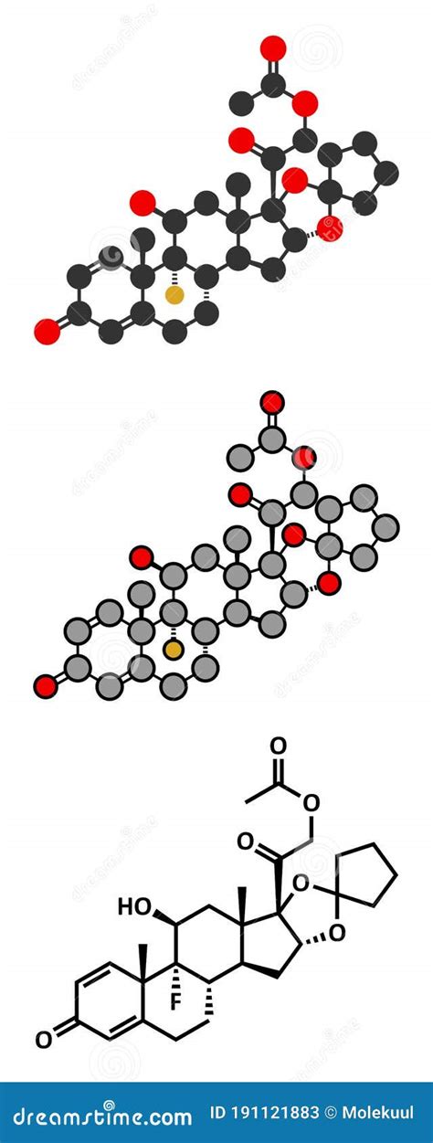 Amcinonide Stock Illustrations 6 Amcinonide Stock Illustrations