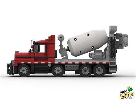 Lego Moc Mack Cement Truck By Moclife Rebrickable Build With Lego