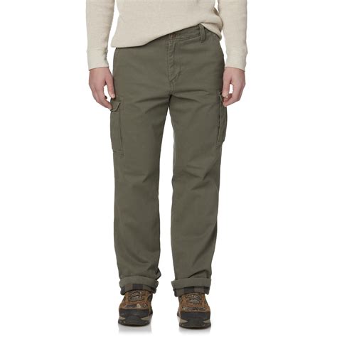 Northwest Territory Mens Fleece Lined Cargo Pants Shop Your Way
