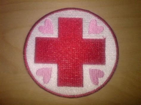 Nurse Redheart Circle Patch