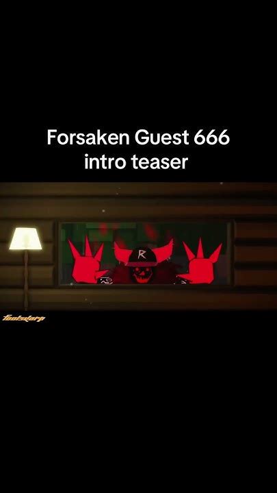Forsaken Guest 666 Intro Teaser Forsaken Roblox Youtube