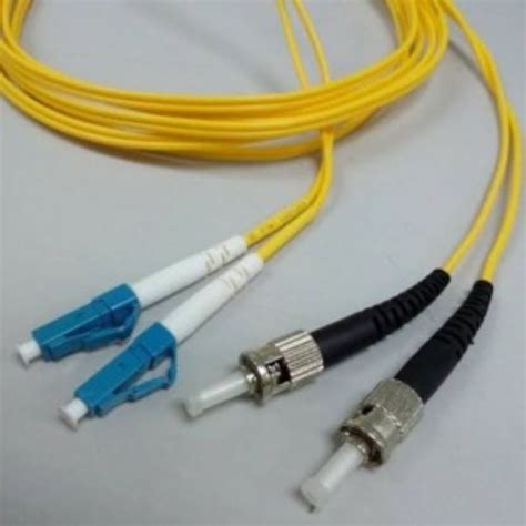 Jual 2m Patchcord ST Upc LC Upc Fiber Optic Patch Cord ST LC Core Duplex Shopee Indonesia