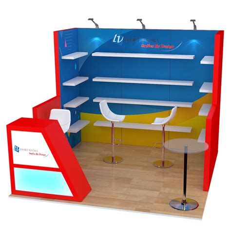 10×10 Booth Rental Package 169 Lv Exhibit Rentals