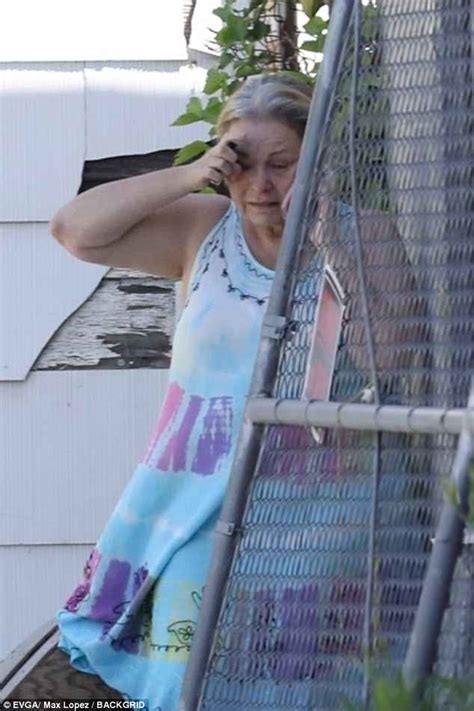 Roseanne Barr Breaks Down In Tears As She Takes A Phone Call Daily