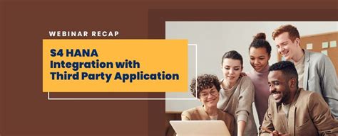Webinar SAP S HANA Integration With Third Party Applications