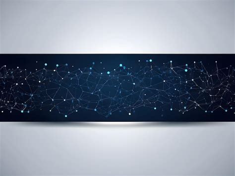 Premium Photo Abstract Banner Molecules With Line Geometric Polygon Triangle Pattern Vector