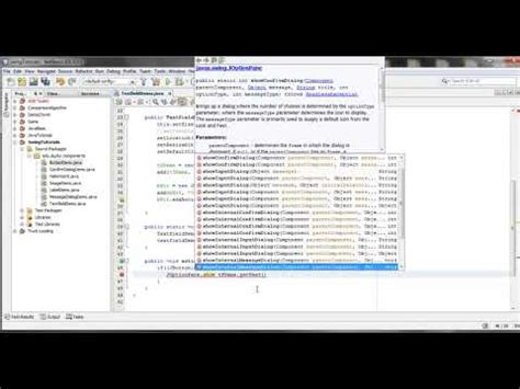B I Java Swing Settext And Gettext Textfield Youtube