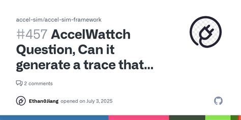 Accelwattch Question Can It Generate A Trace That Shows Power Vs Times · Issue 457 · Accel