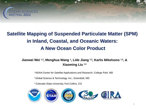 Pdf Satellite Mapping Of Suspended Particulate Matter Spm In Inland Coastal And Oceanic