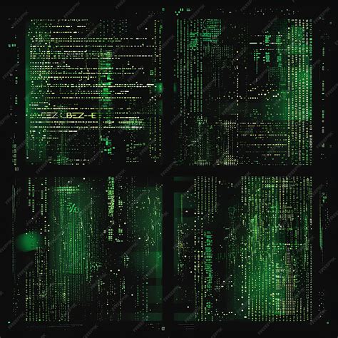 Premium Photo Design Of Dystopian Propaganda Matrix Code Screens With