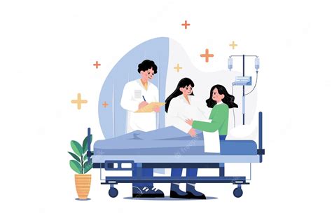 Premium Vector Doctor Verifying A Patient Medical Report