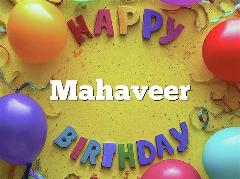Happy Birthday Mahaveer Wishesquotesmessagescake Images