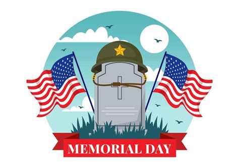 Memorial Day Memorial Vector Art Icons And Graphics For Free Download
