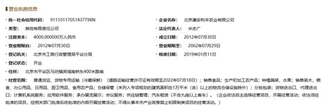 北京康安利丰农业有限公司 央厨工程网