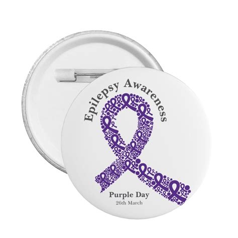 Epilepsy Awareness Day Circular Button Fashion Badge Decoration