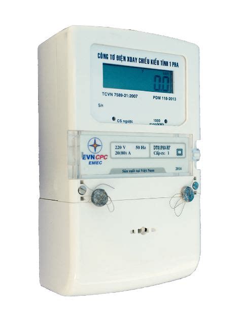 Công Tơ điện Tử 1 Pha Dt01p80 Rf 20 80a Cpc Emec Tìm Mua Công Tơ