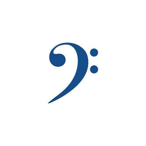 Bass Clef Logo Bass Clef Free Music Icons