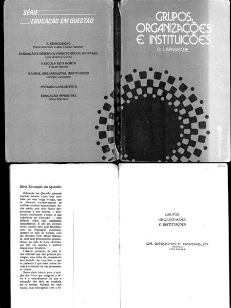 Lapassade G Grupos Organizacoes E Instit Pdf