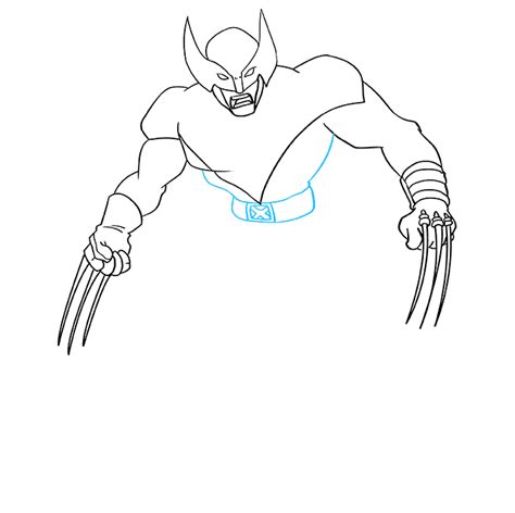 How To Draw Wolverine From X Men Really Easy Drawing Tutorial