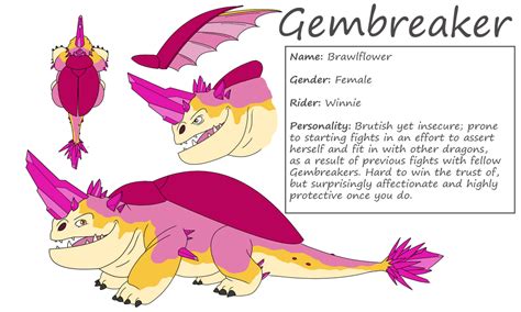 Httyd Nr Brawlflower The Gembreaker By Beckyl97 On Deviantart