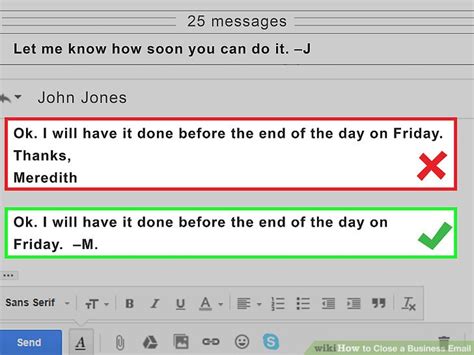 How To Close A Business Email 10 Steps With Pictures Wikihow