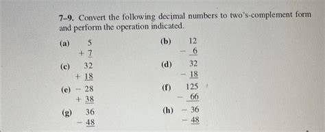 Solved 7 12 Subtract The Following Hexadecimal Numbers A