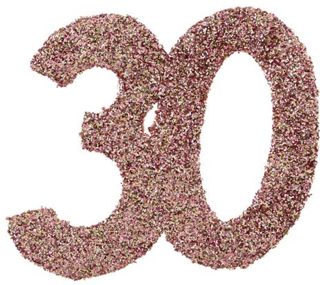 Jättekonfetti i Roséguld 30 år 6 cm 6 pack Kalaskongen dk