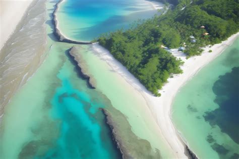 Premium Photo Photo Aerial View Of Beautiful Tropical Beach