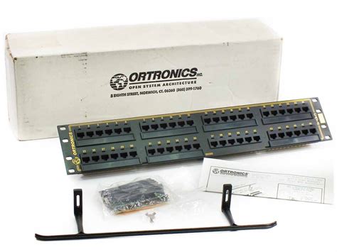Ortronics Or 851044973 48 Port Patch Panel Cat5e With Wire Management
