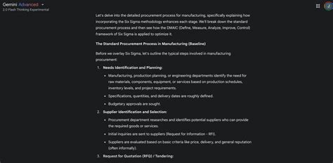 Ai Prompt Marketing Procurement Process For Manufacturing And