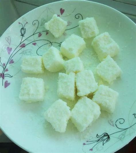 85C同款牛奶椰絲小方的做法一次就成功 每日頭條