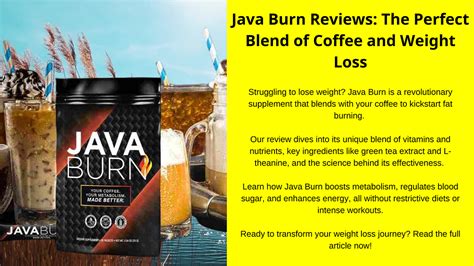 Java Burn Reviews — Ignite Your Metabolism And Burn Fat Faster By
