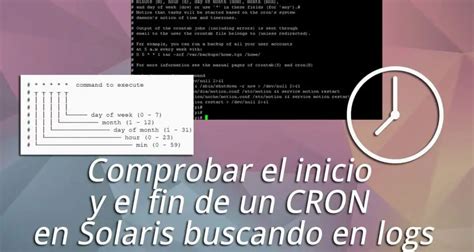 Comprobar El Inicio Y El Fin De Un Cron En Solaris Buscando En Logs
