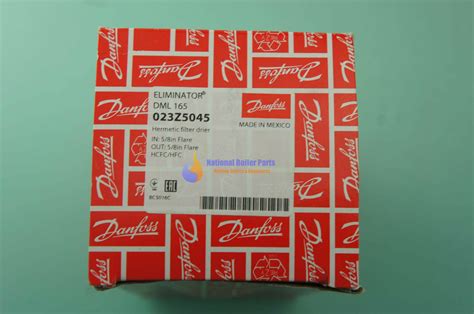Danfoss Eliminator Hermetic Filter Drier 023z5045 National Boiler Spares