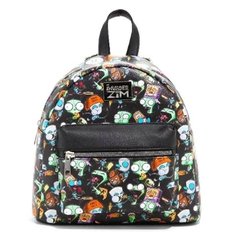 Bioworld Bags Nickelodeon Invader Zim Gir Snacks Mini Backpack