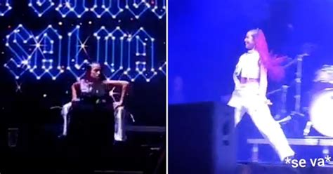 Emilia Mernes Tuvo Un Percance Con Su Pantalón En Pleno Show Mi