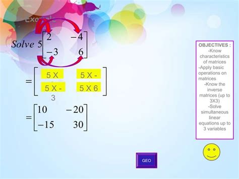 Matrices Pptx Physics Science