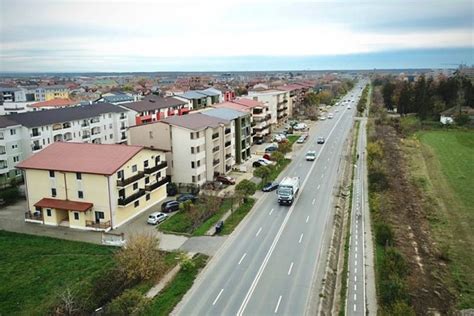 Patru noi sensuri giratorii pe Calea Timișoarei din Giroc pentru mai