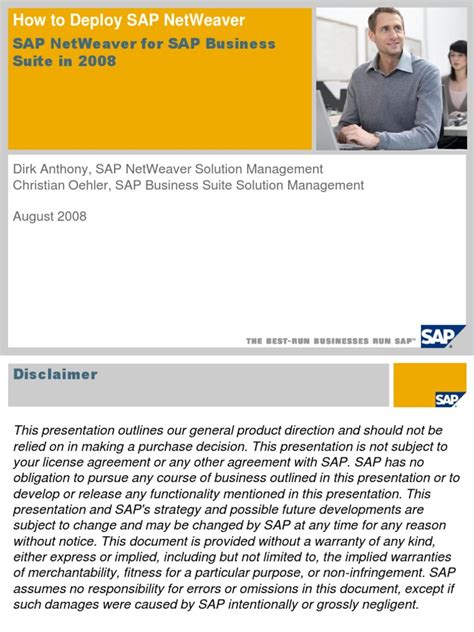 How To Deploy Sap Net Weaver Docsharetips