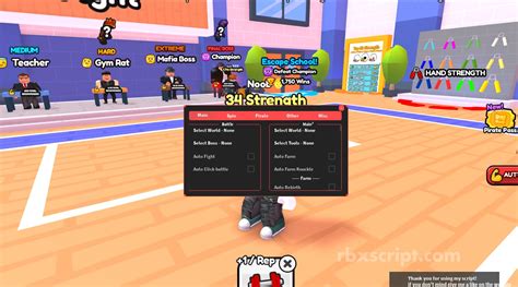 Arm Wrestle Simulator Auto Farm Auto Click Scripts Rbxscript