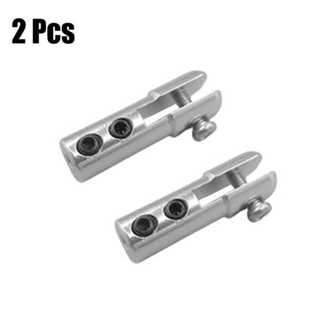 Linyes 2pcs Rc Airplane Boat Metal Rudder Arms Linkage Joint Pushrod