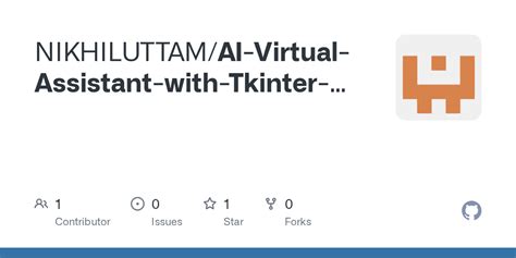 Github Nikhiluttamai Virtual Assistant With Tkinter Gui