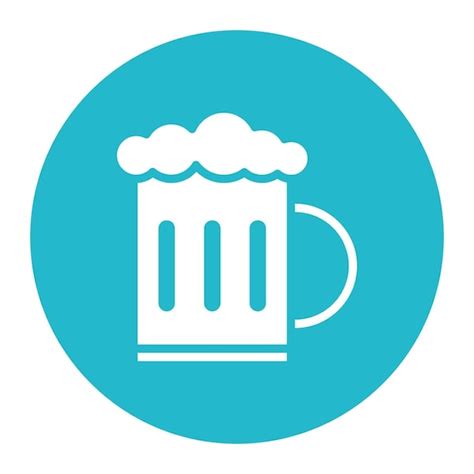 Refreshing Pint Of Frothy Beer On Teal Background Jiffy Designs