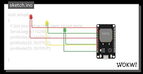 Exp1 Wokwi ESP32 STM32 Arduino Simulator