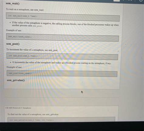 solved 2 why semaphores read the following code badent c