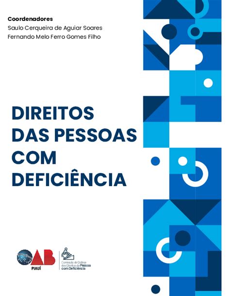 Pdf Direitos Das Pessoas Com Deficiência Saulo Cerqueira De Aguiar
